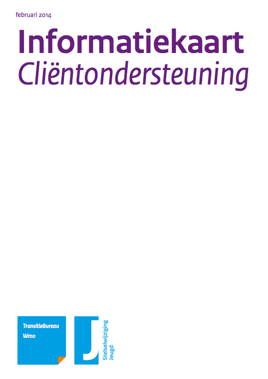 Informatiekaart cliëntondersteuning - PONT Zorg&Sociaal